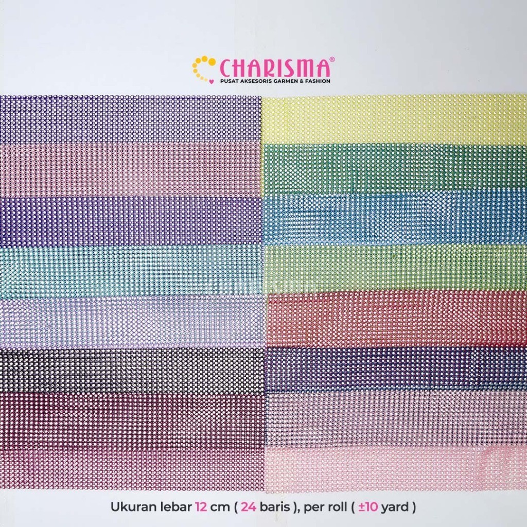 Charisma PAH Application - 24-row Gem/24-Row Diamond Crystal Sequin ...