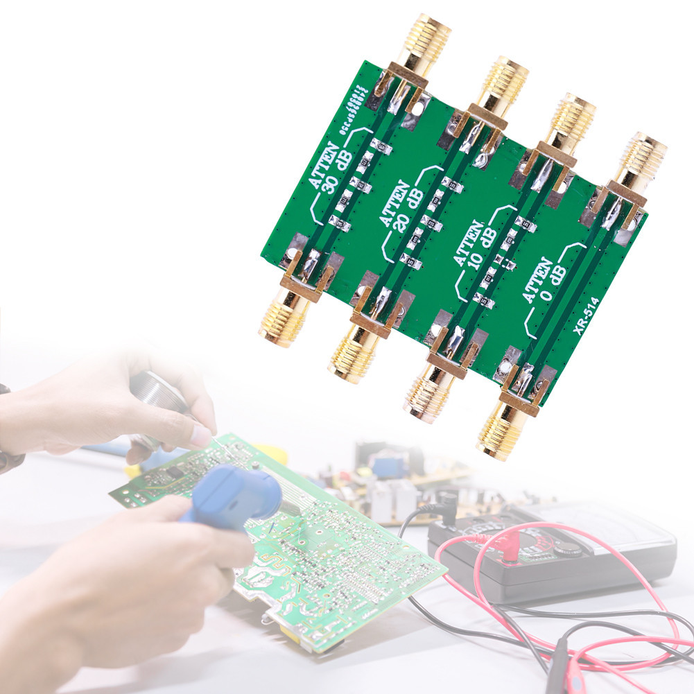 Dc 4 0ghz Sma Double Female Head Rf Fixed Attenuator 200mw 0db 10db