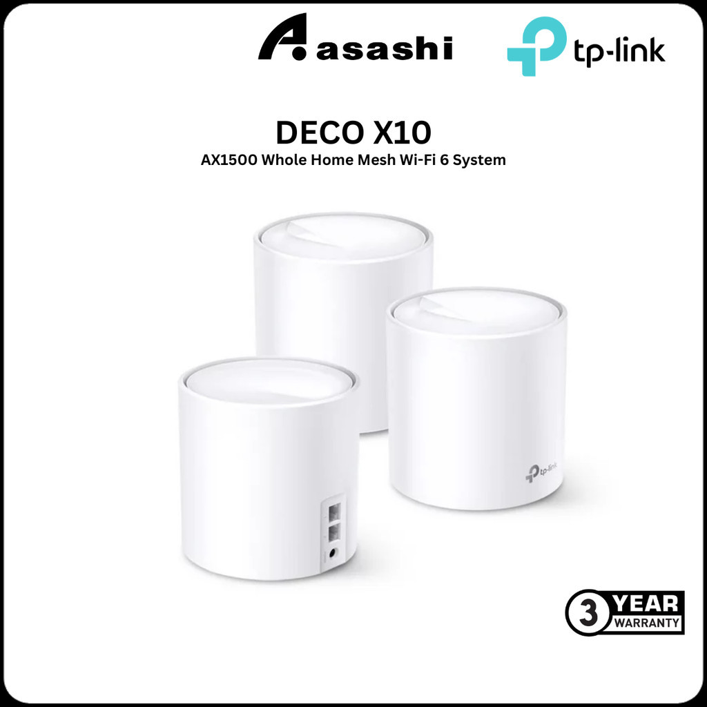 Tp-Link Deco X10 AX1500 Whole Home Mesh Wi-Fi 6 System | Shopee Malaysia