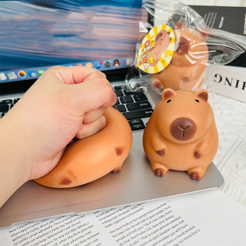 Awhrtwb Cartoon Capybara Mochi Pinching Toy Squishy Toy Slow Rebound ...