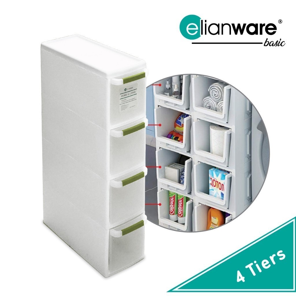 Slim Plastic Drawer Gap Plastic Drawer Cabinet Elianware Narrow Box ...