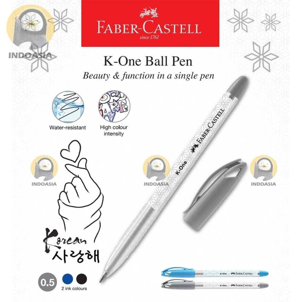 Faber-Castell K One Ball Pen / Gel Pen 0.5mm (1pc) | Shopee Malaysia