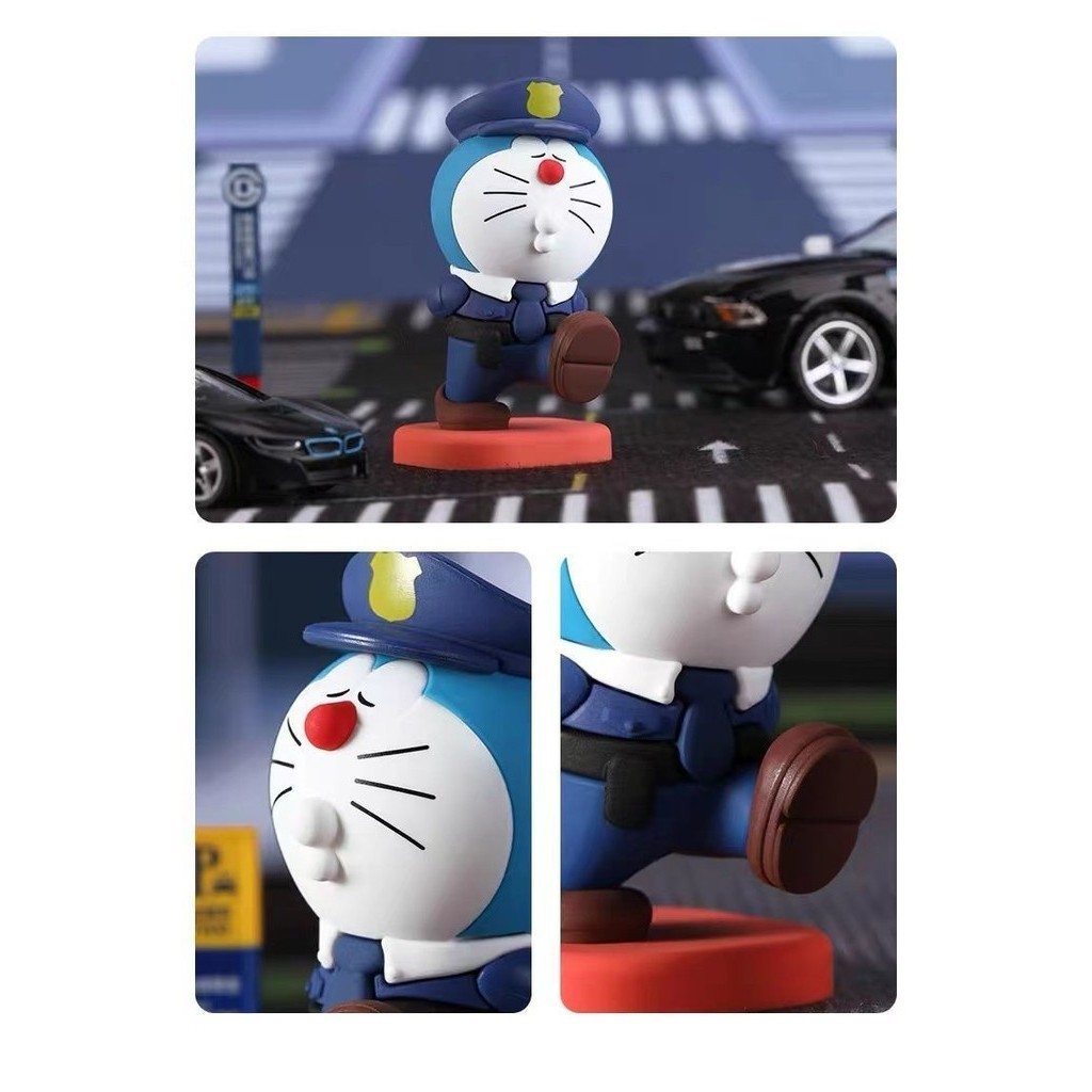 Doraemon Professional Pokonyan Series Astronaut Blind Box Handmade Toy ...