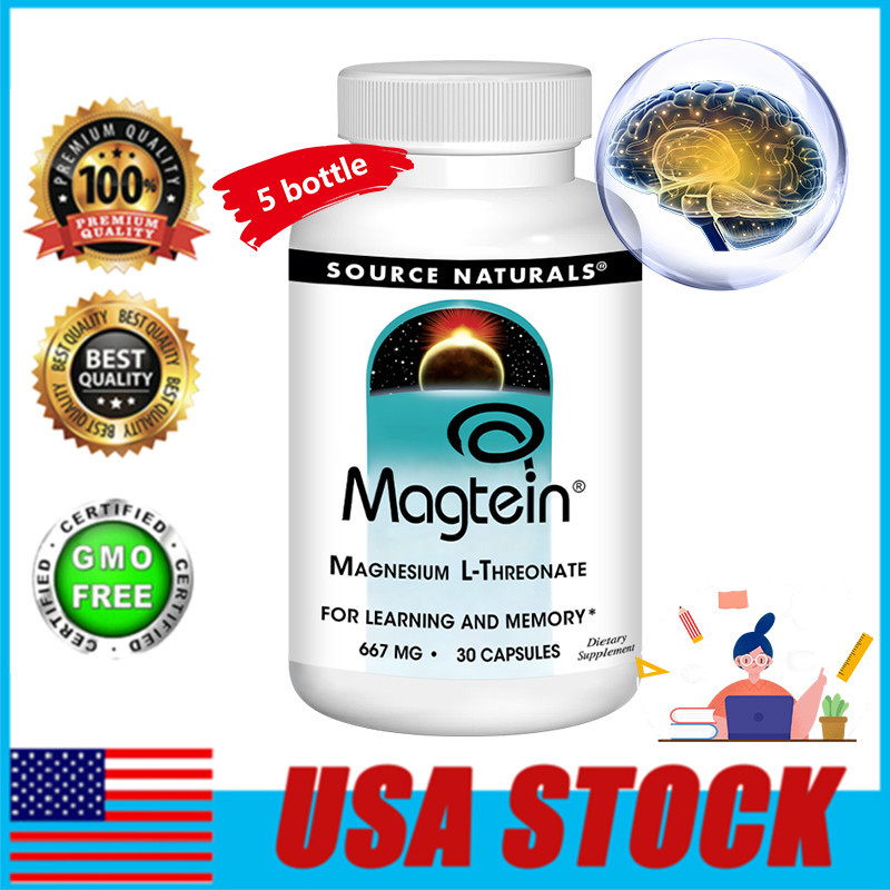 Magtein Magnesium L-THREONATE,Supports Focus, Mood, Healthy Memory ...