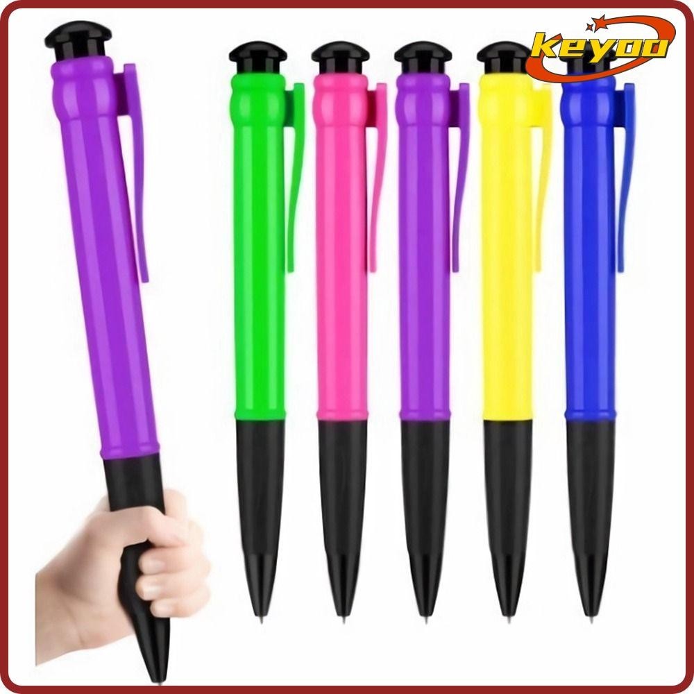 [KEYOO] Big Ballpoint Pen, Large Plastic Oversize Writting Pen ...