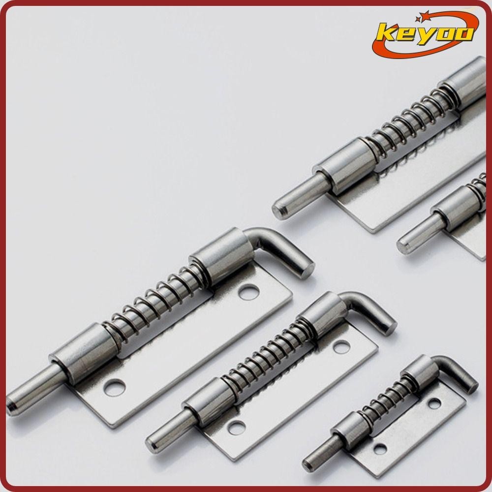 [KEYOO] Spring Loaded Door Lock Bolts, Anti-theft Padlock Clasp Door ...