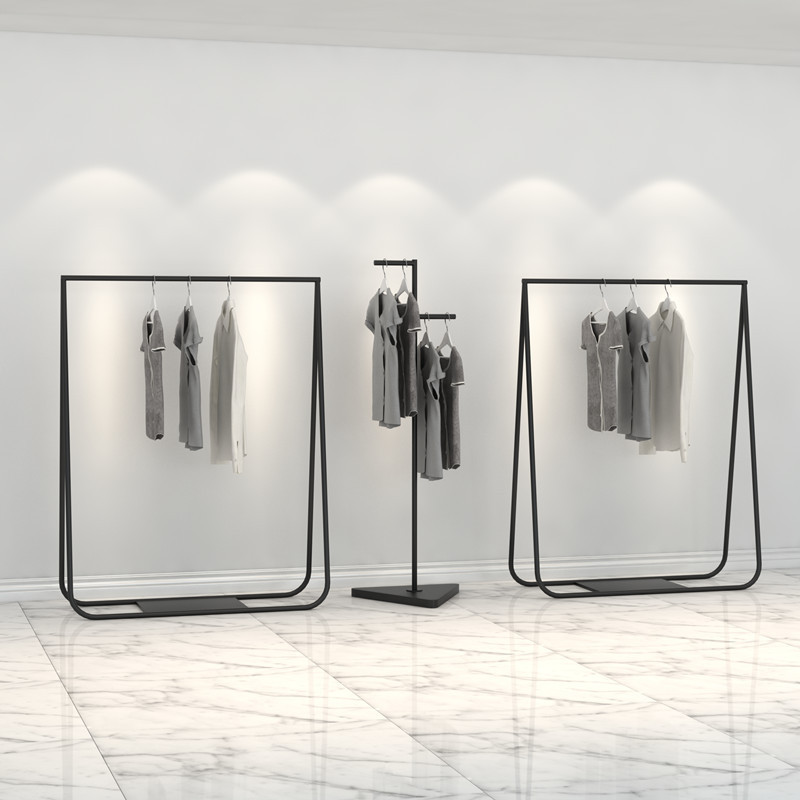 Clothes Rack Clothing Store Display Rack Floor-Standing Combination ...