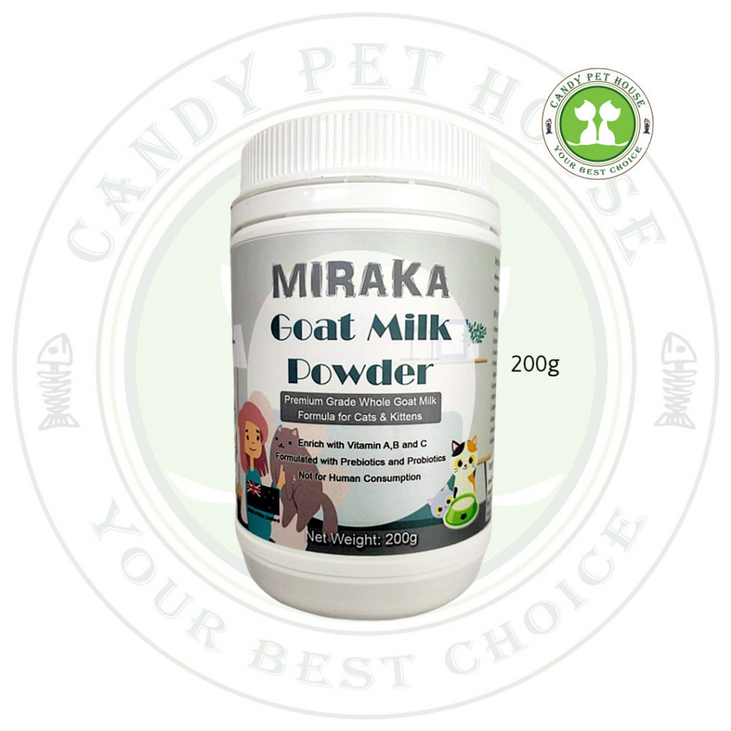 Miraka Goat Milk Powder for Cat & Kitten (Premium Grade) - (200g ...