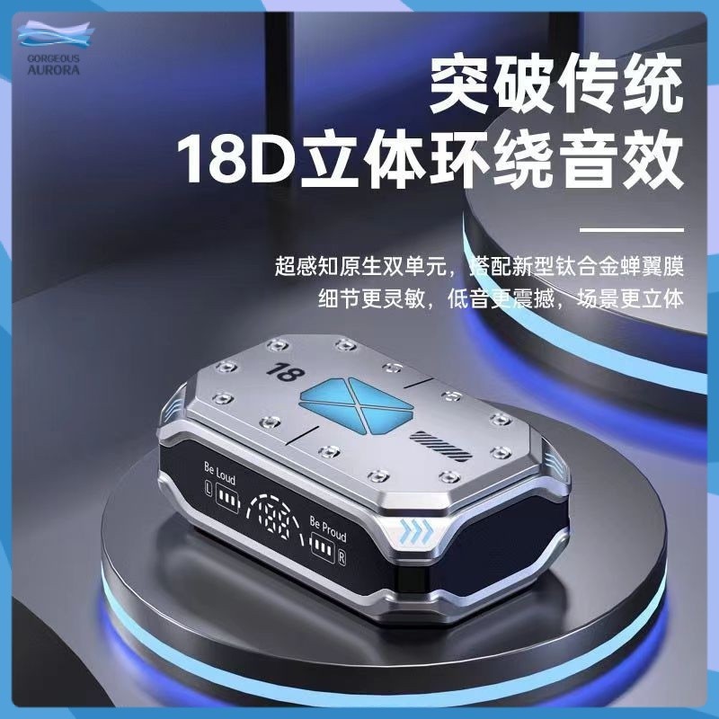 Low Latency E-Sports Wireless Bluetooth Headset Noise Reduction High ...