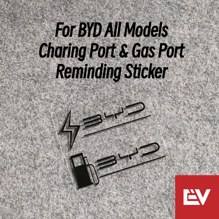 For BYD Auto Charging & Gas Port Sign Sticker For BYD [M6][Sealion 06 ...