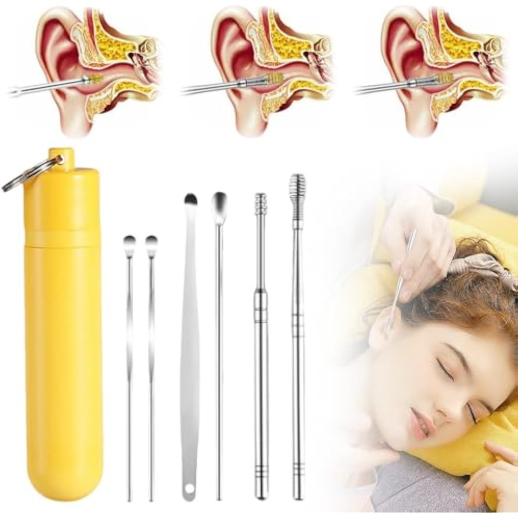 Ear Cleaning Kit,Earwax Cleaner Tool Set,2024 New Ear Cleaner,Earwax ...