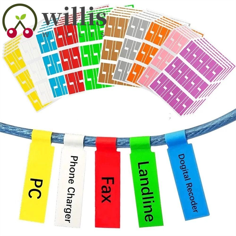 WILLIS Cord Labels Makers, Handwriting Waterproof Cable Labels Tags ...