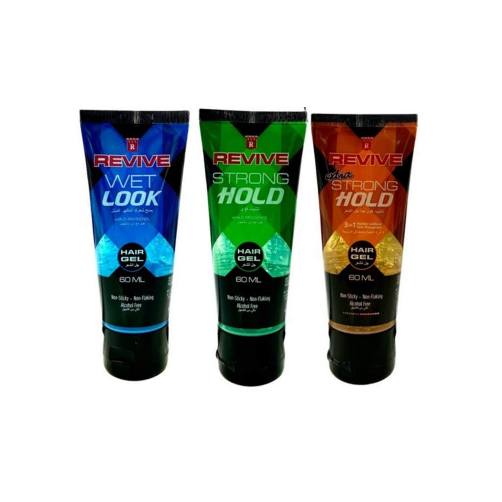 Revive Hair Gel 60ml (Wet Look, Strong Hold, Extra Strong Hold ...