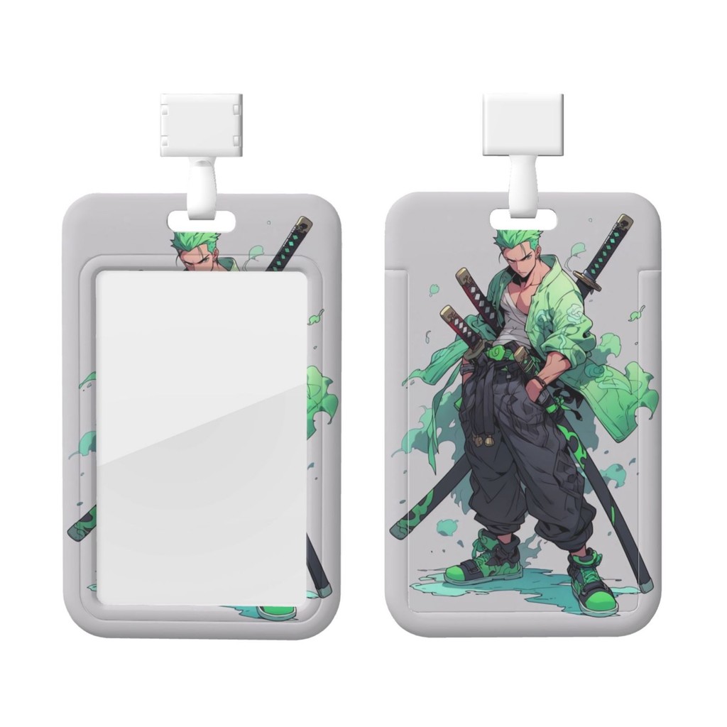 Roronoa Zoro 11 ID Card Badge Holder Lanyard personalize Card Case Name ...