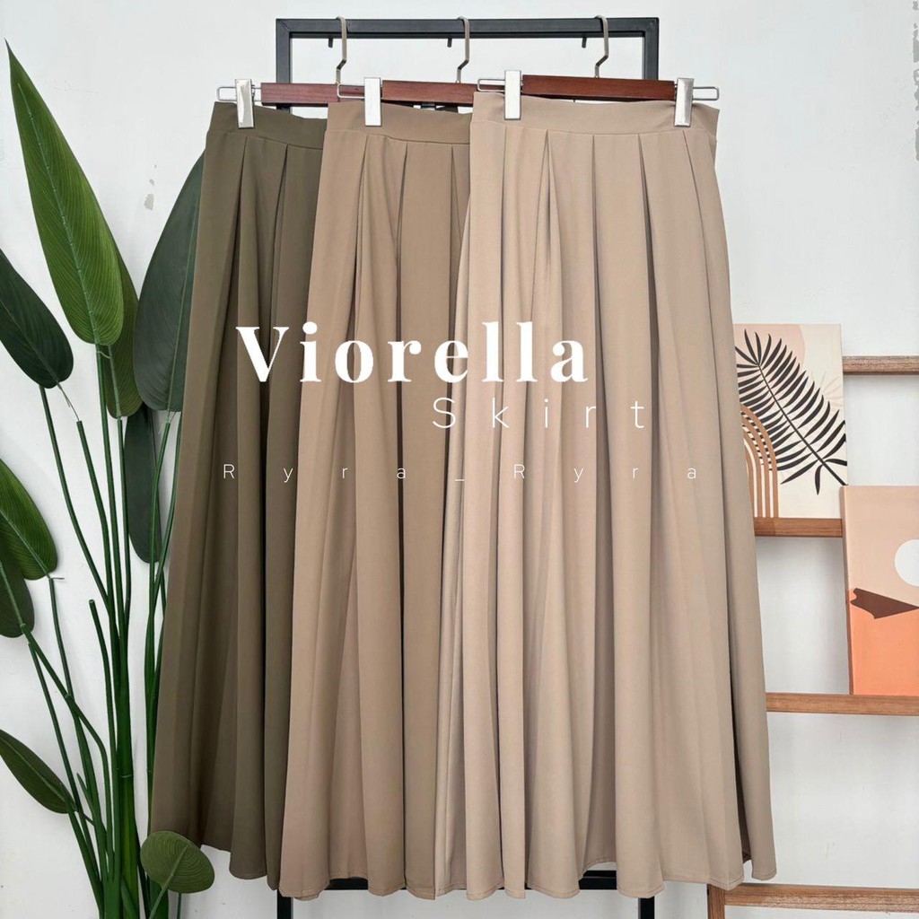 RYRA VIORELLA SKIRT - COTTON SLACK ( READY STOCK ) | Shopee Malaysia