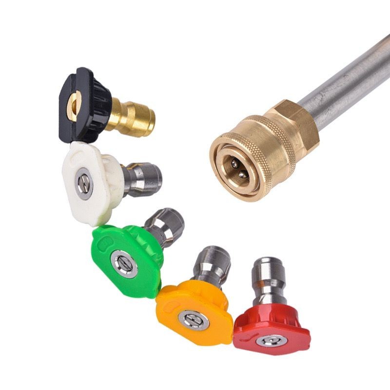 Quick Connect High Pressure Nozzle / Spray Tip 0 ° 15 ° 25 ° 40 ...