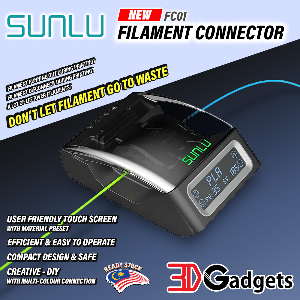 SUNLU Filament Connector FC01 Safe & Convenient / Efficient / Beginner Friendly Filament Welder ...