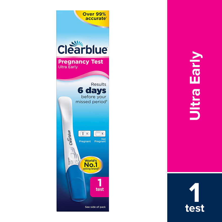 CLEARBLUE Ultra Early Pregnancy Test 1s | Shopee Malaysia