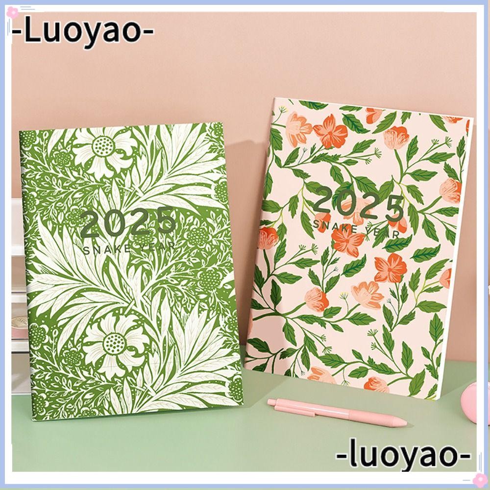 LUOYAO1 Schedules Notebook, 24 Sheets A4 A5 Planner Notebook, Portable ...