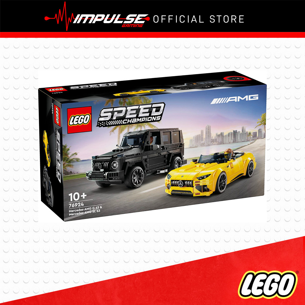 LEGO 76924 Speed Champions Mercedes-AMG G 63 & Mercedes-AMG SL 63 ...