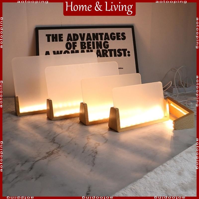 AOTO LED Display Base with USB-Cable U-shaped Frame Light Lamp Stand ...