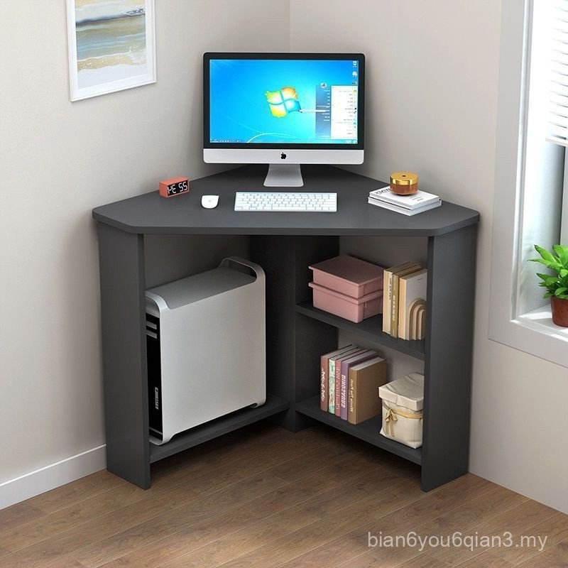 Corner Table Triangle Study Desk Small Writing Desk Corner Corner ...