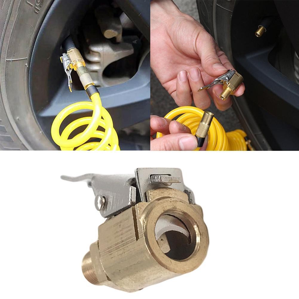 Car Air Pump Nozzle Adapter Truck Tire Inflator Valve Head Connector ...