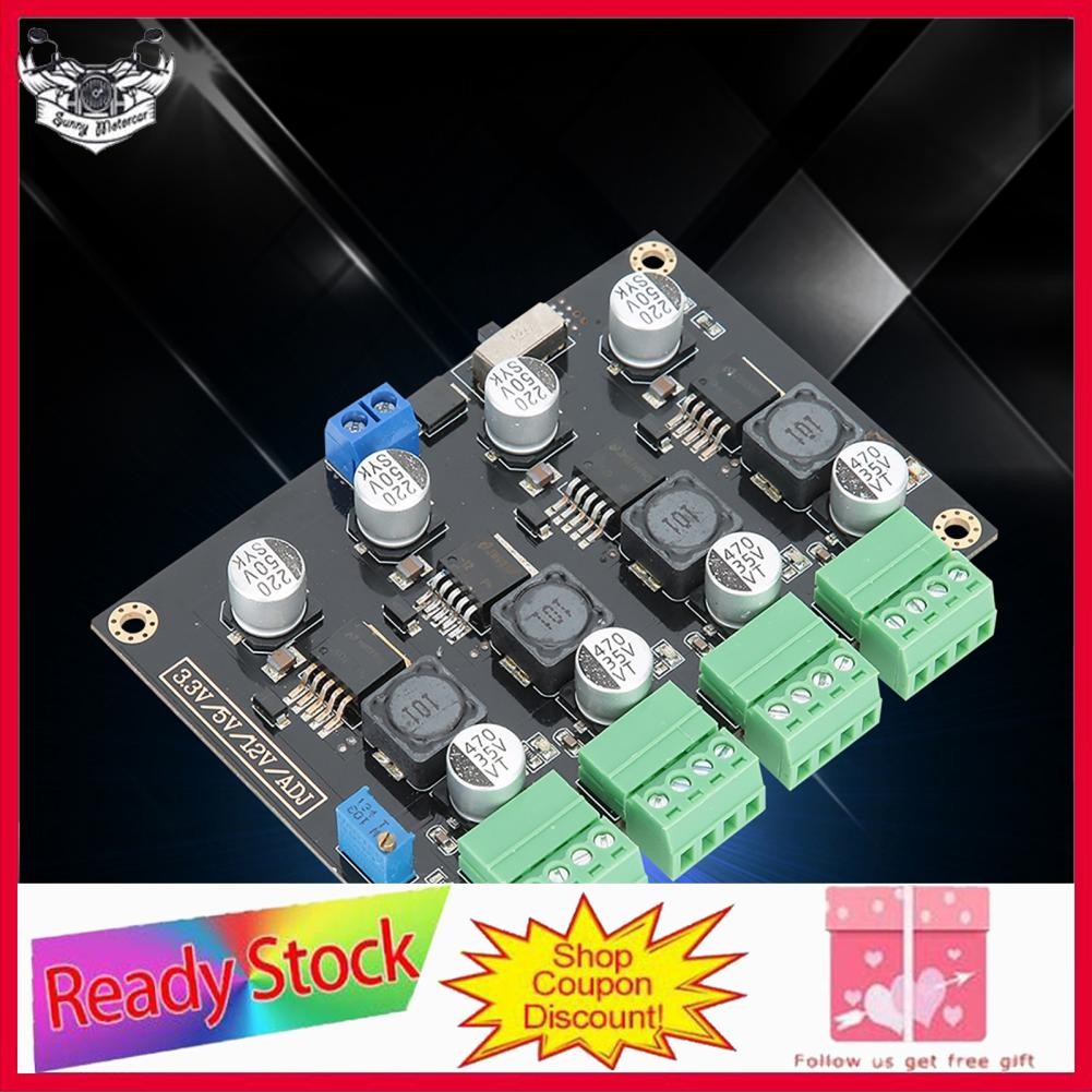 Sunnyhousess Multi-Channel Switching Power Supply Module with 3.3V/5V/12V/ADJ Adjustable Voltage ...