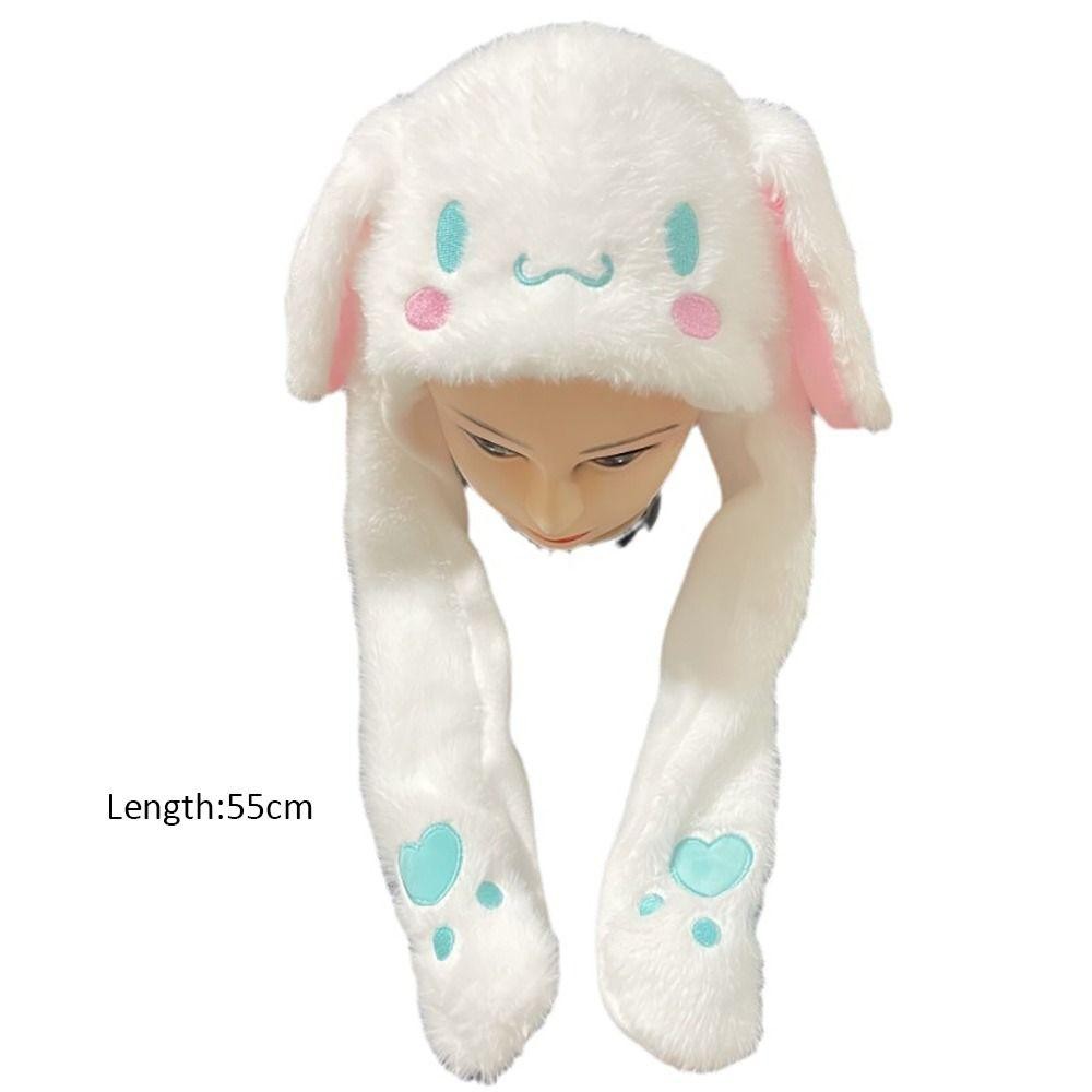 ARREBUL Glowing Plush Moving Hat, Cartoon Neck Warmer Animal Earflap ...