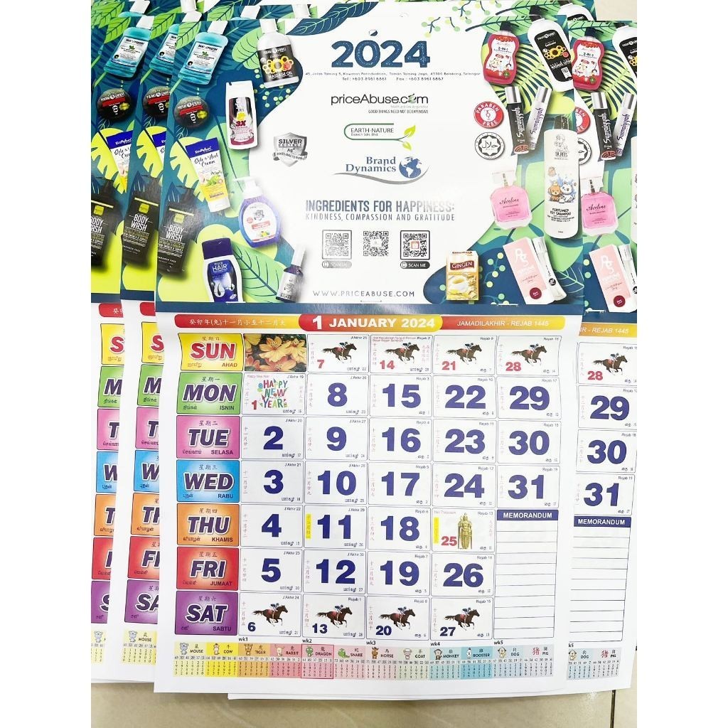 Calender 2025 Kalender Kuda 2025 Horse Calender 2025 10Inch | Shopee ...