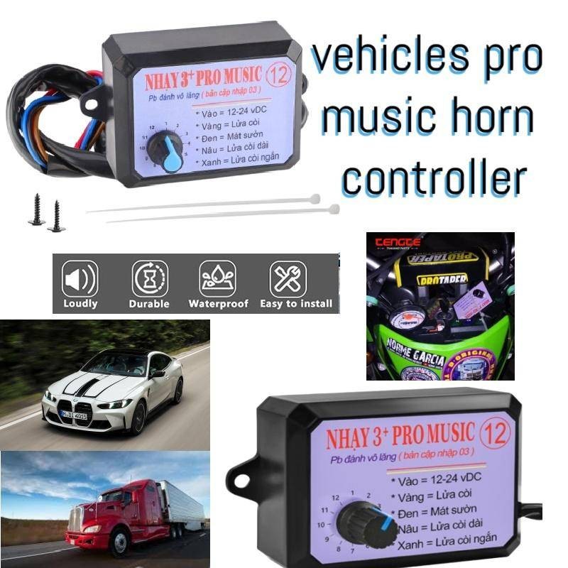 (12 Tones)Pro Music Rapid Horn Relay 12-24V For Vehicles Car Truck ...