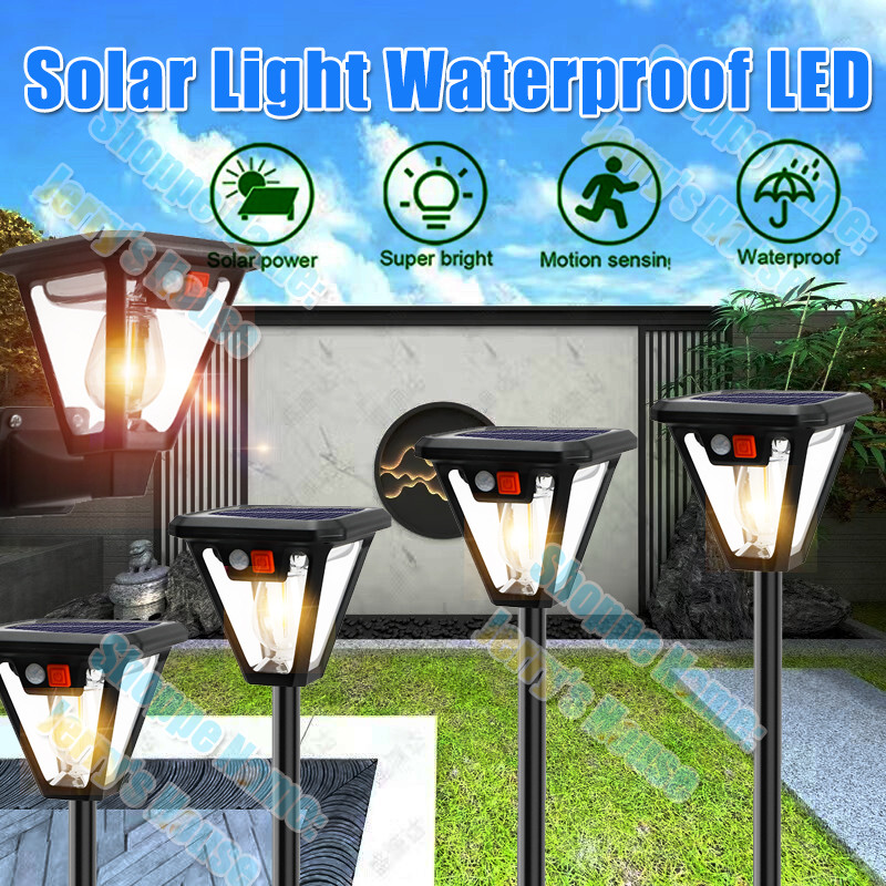 Lampu Raya 2IN1 Outdoor Garden LED Solar Power Lawn Lamp Led Ground ...
