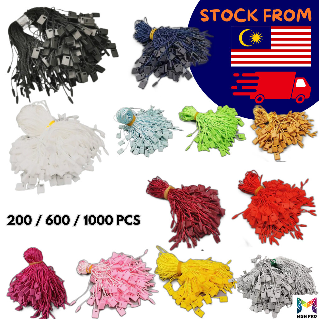 MSH Brand [TERMURAH] Cloth Tag Tali Label Tag SNAP LOCK TAG TAG PRICE ...