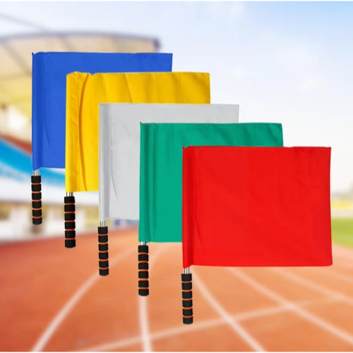 AGM Soccer Sport Handheld Starting Referee Command Flag Track Field ...