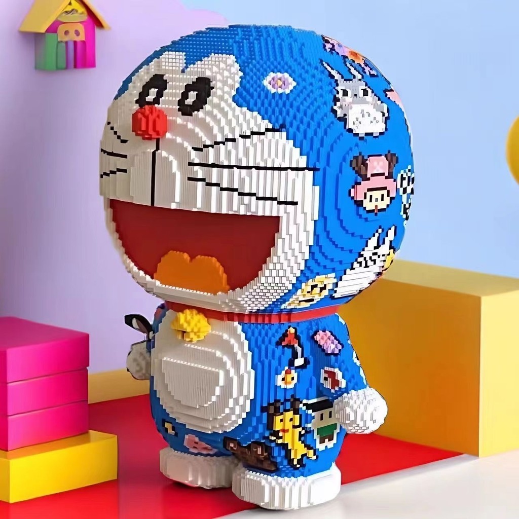 High-value Toys Compatible Lego Stickers Doraemon Building Blocks ...