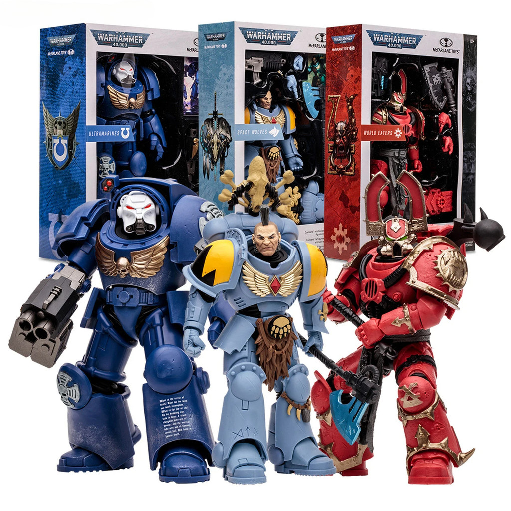 Warhammer 40000 McFarlane 15cm Ultramarines Terminator/Space Wolves ...