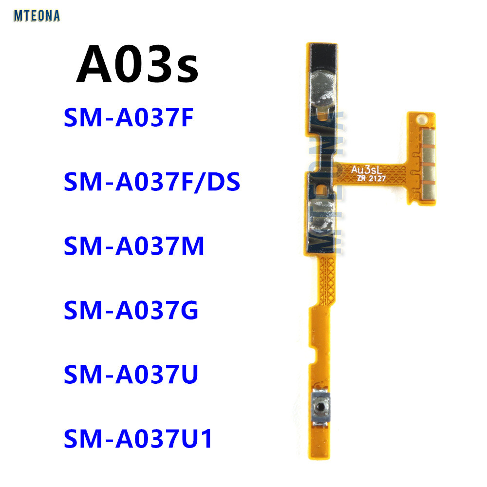 Power ON OFF Mute Switch Control Key Volume Button Flex Cable For Samsung Galaxy A03s SM-A037F ...
