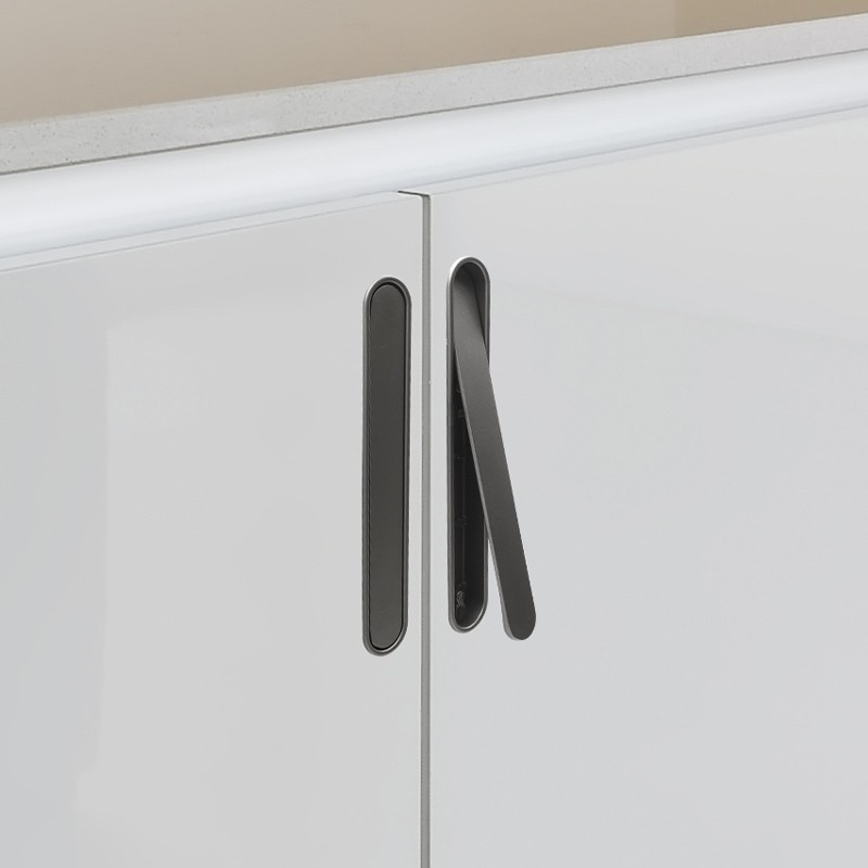 Modern Minimalist Cabinet Handle Zinc Alloy Drawer Handle Gold Built In ...