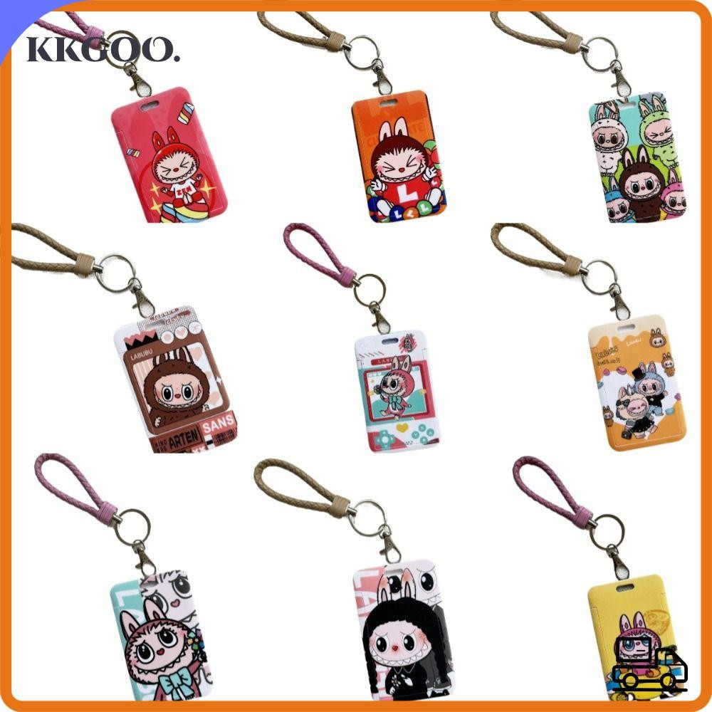 KKGOO Labubu Card Set, Cartoon Image for Bubble Mart PC Keychain ...