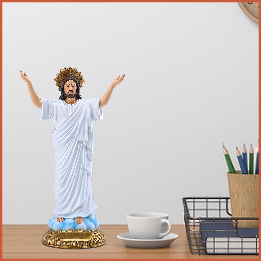 Jesus Christ Figure Resin Jesus Statue Jesus Decor Festive Portable ...