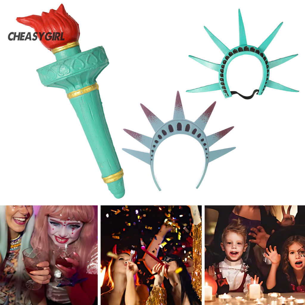 [chea] Historic Symbol Cosplay Headwear Flexible Headband Statue of ...