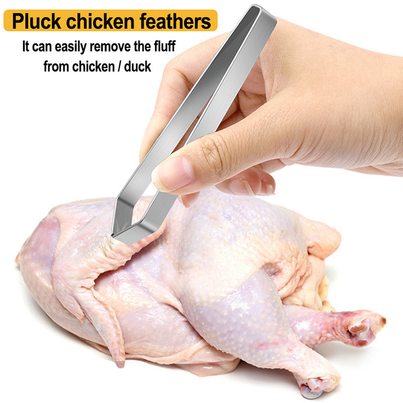 BlingFlash Stainless Steel Fish Bone Tweezers Pincer Clip Puller ...