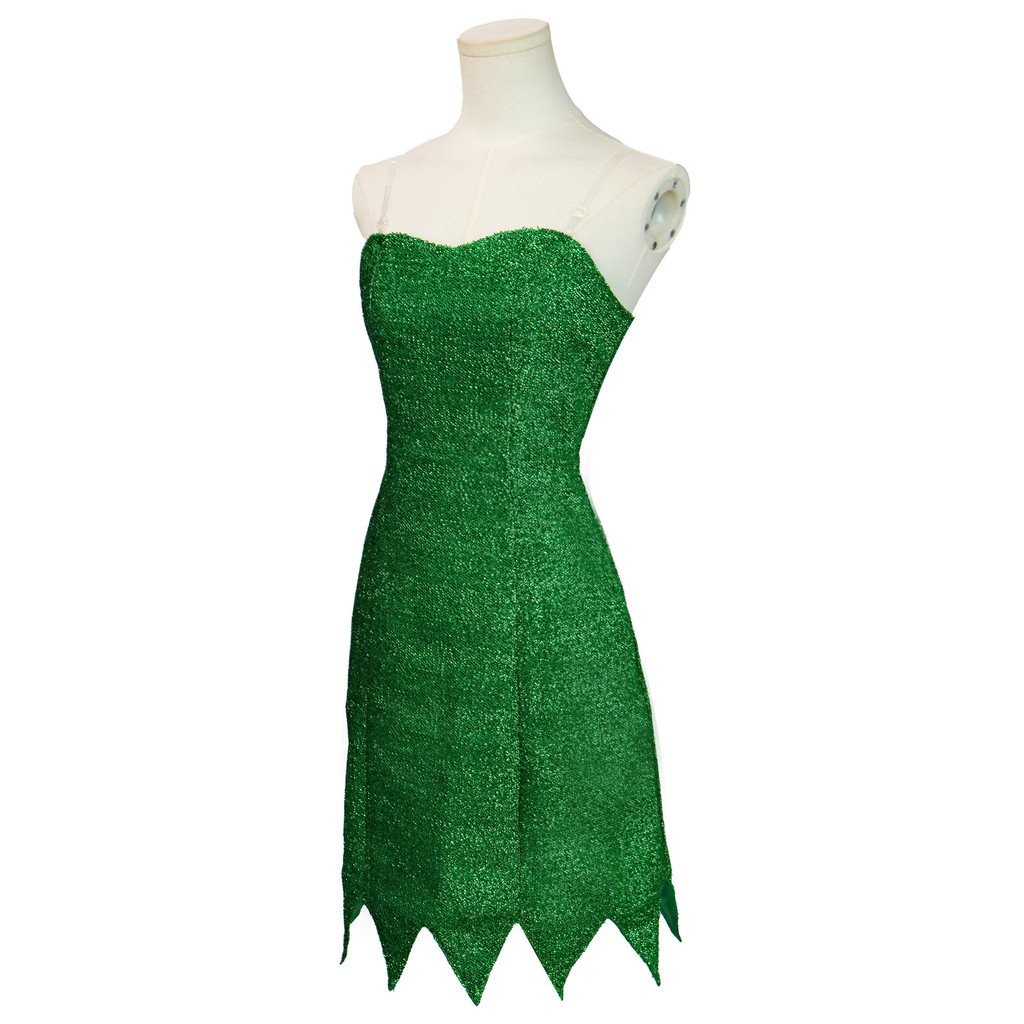 Factory Elf Fairy cos Clothing Wonderful Fairy Tinkerbell Green Dress ...
