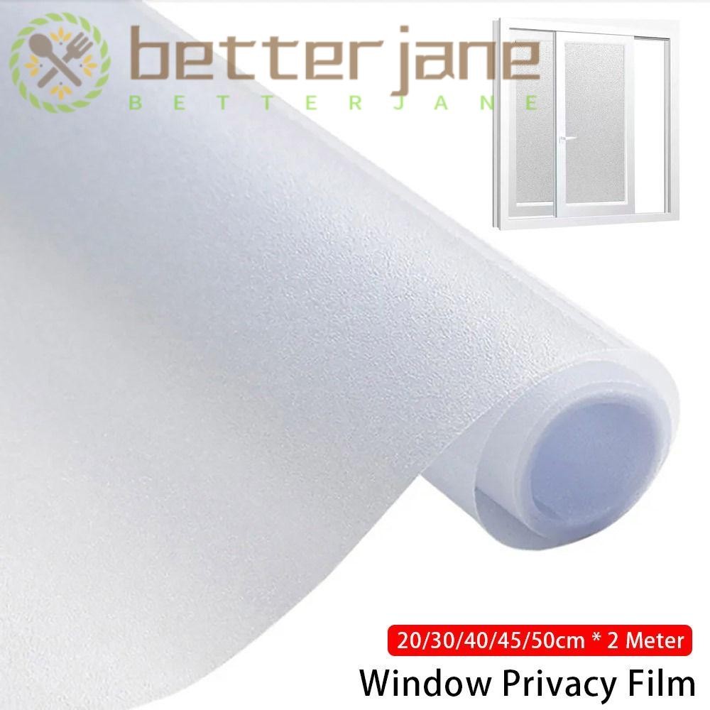 BETTER-JANE 1Roll Window Film, Matte Frosted Glass Privacy Protection ...