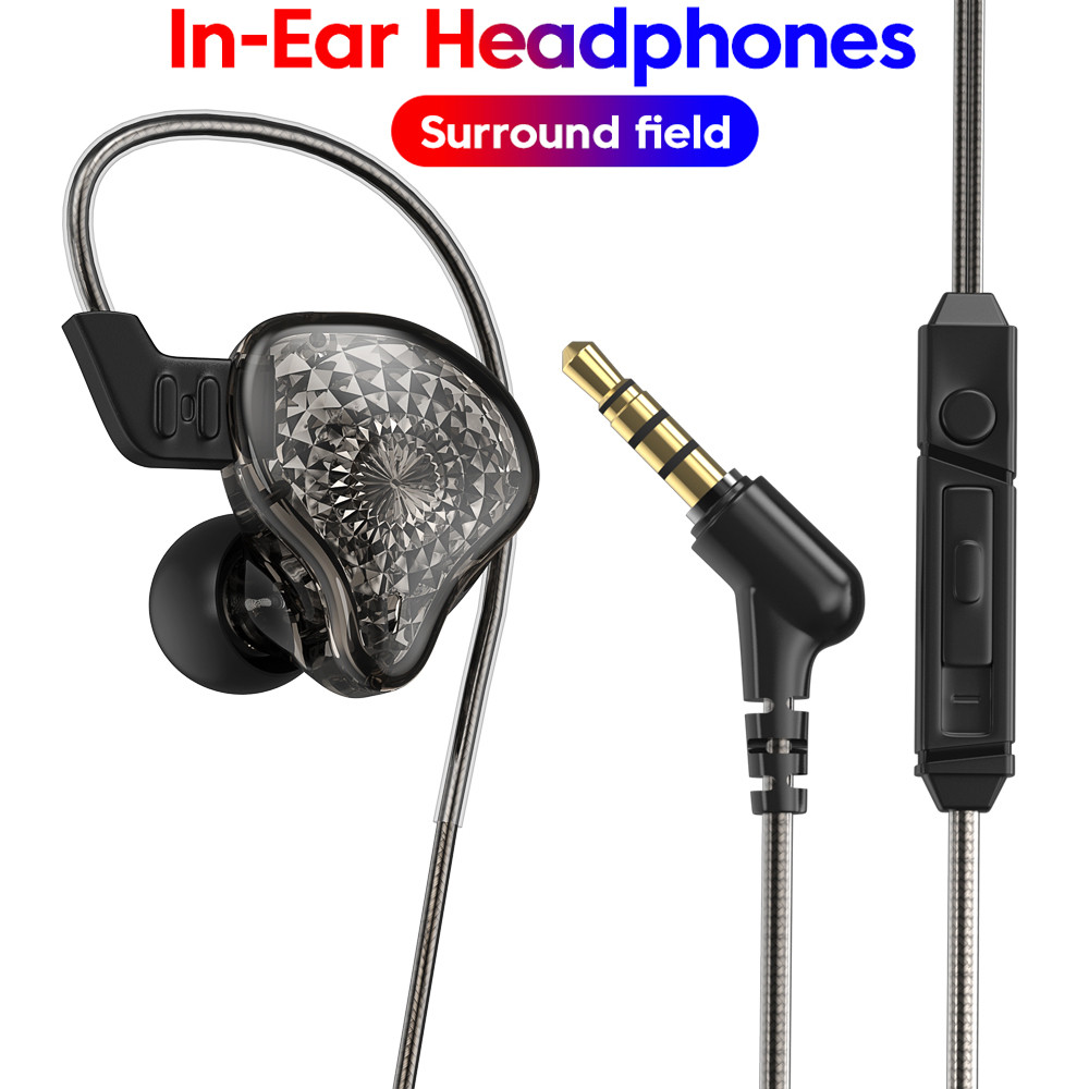 K2 3.5mm In Ear Earphone 6 Dynamic Driver Unit Headphone With Mic ...