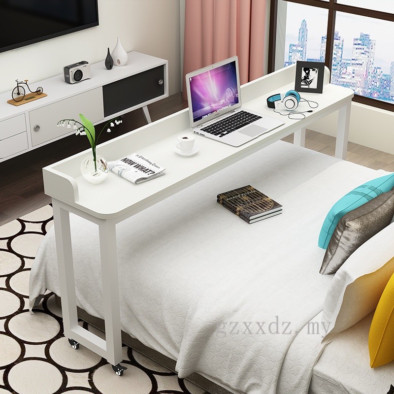 Cross Bed Table Bed Computer Desk Long Multifunctional Writing Table ...