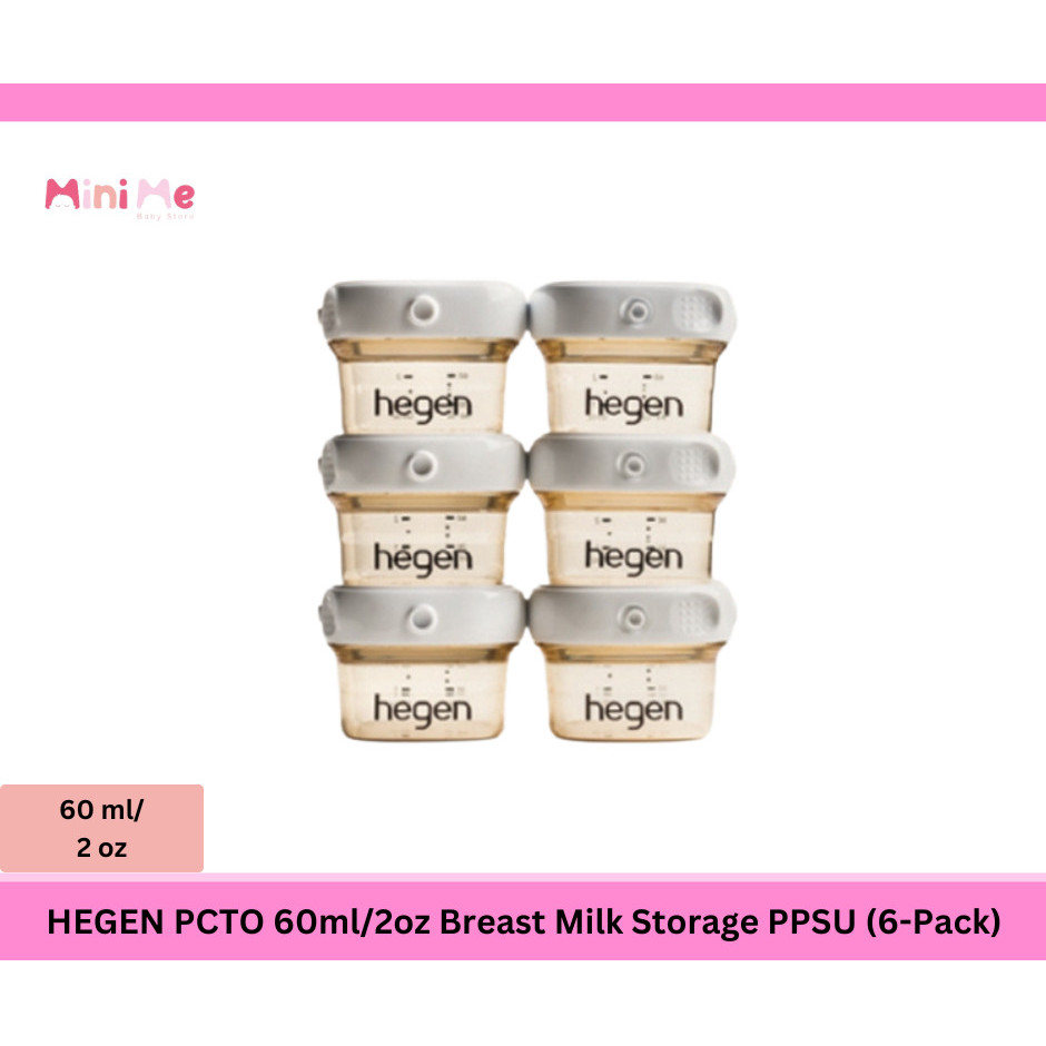 HEGEN PCTO 60ml/2oz Breast Milk Storage PPSU (6-Pack) | Shopee Malaysia