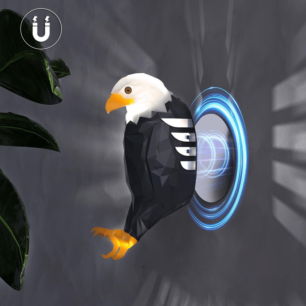 3D Wall Light Magnetic Bald Eagle Wall Light Animal Sconces Home ...