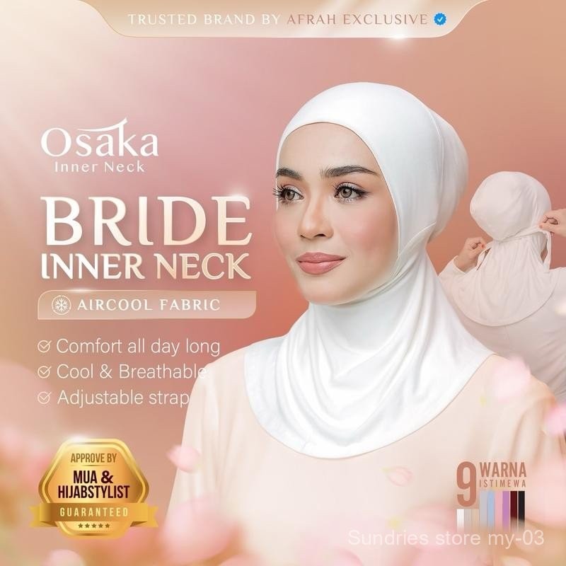 INNER NECK OSAKA AFRAH EXCLUSIVE - Inner Neck Nikah Tie Back Material ...
