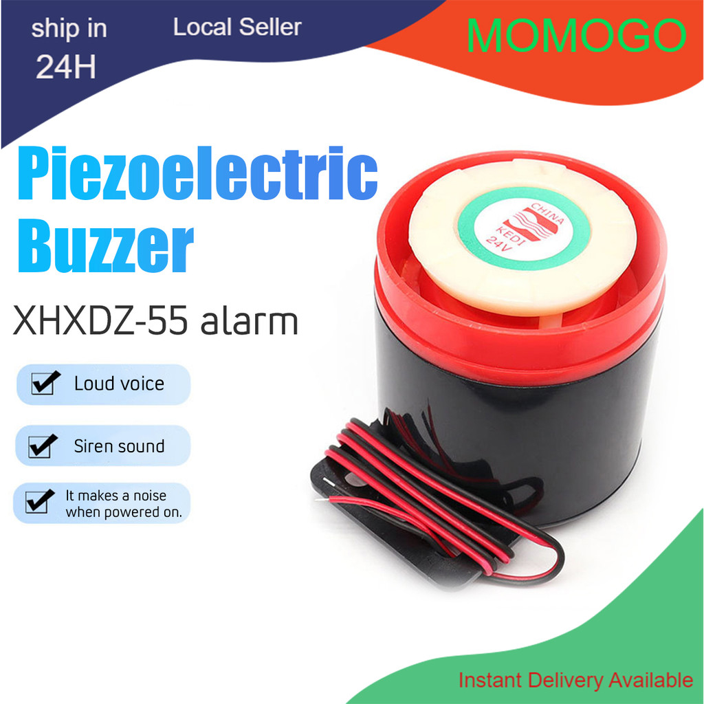 12V 220V Buzzer Alarm High Decibel Sound and Light Alarm Backup Alarms ...
